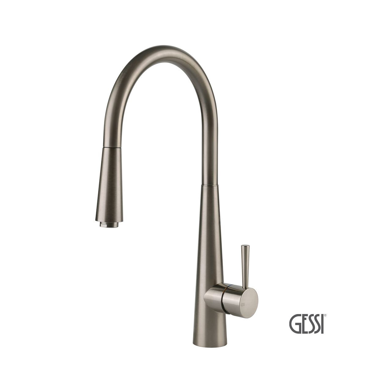 Μπαταρία Νεροχύτη Gessi Just Color Inox Finish | Ξυλεία Κανελλόπουλος